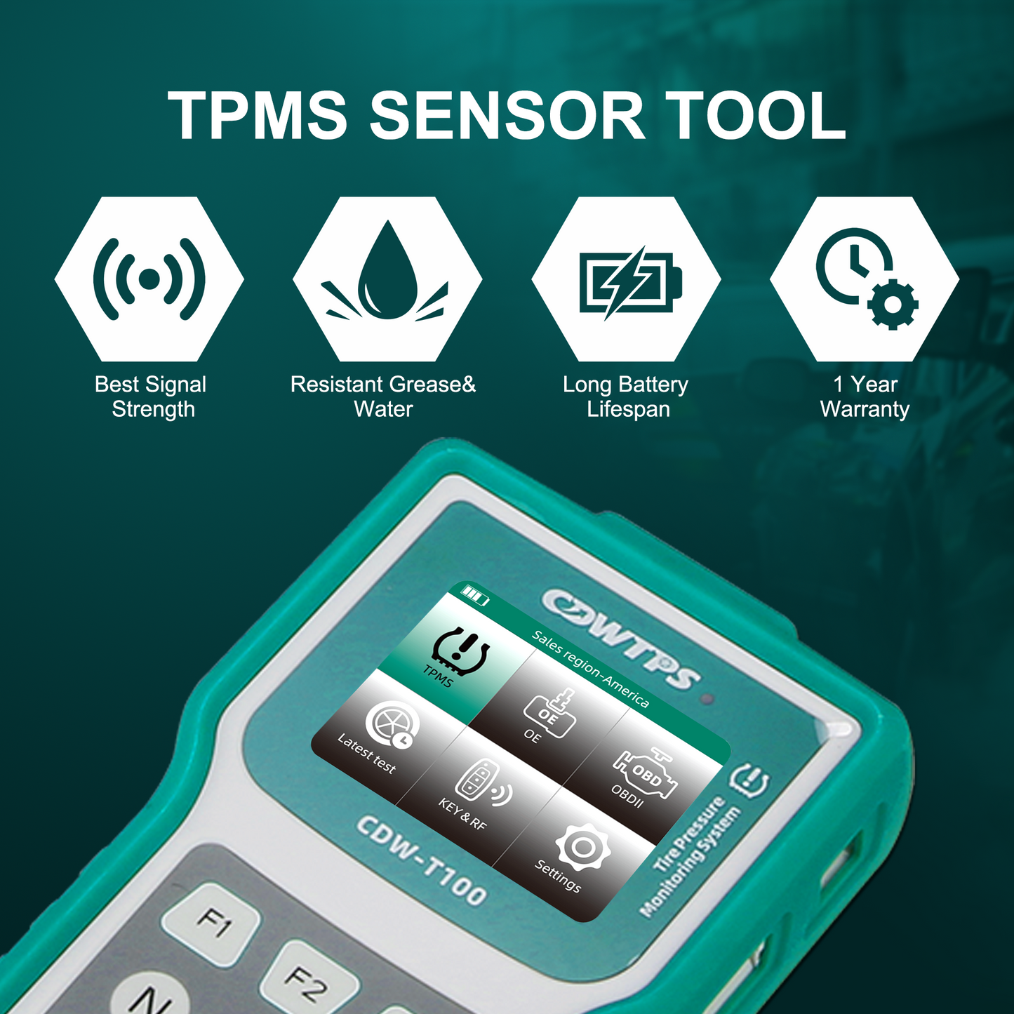 Cdwtps T100 Tpms Tool Activation Scan 315433 Sensors Tpms Programmi