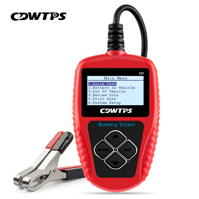 CDWTPS C01 Car Battery Tester 12V - Digital Automotive Batteries & Alt ...