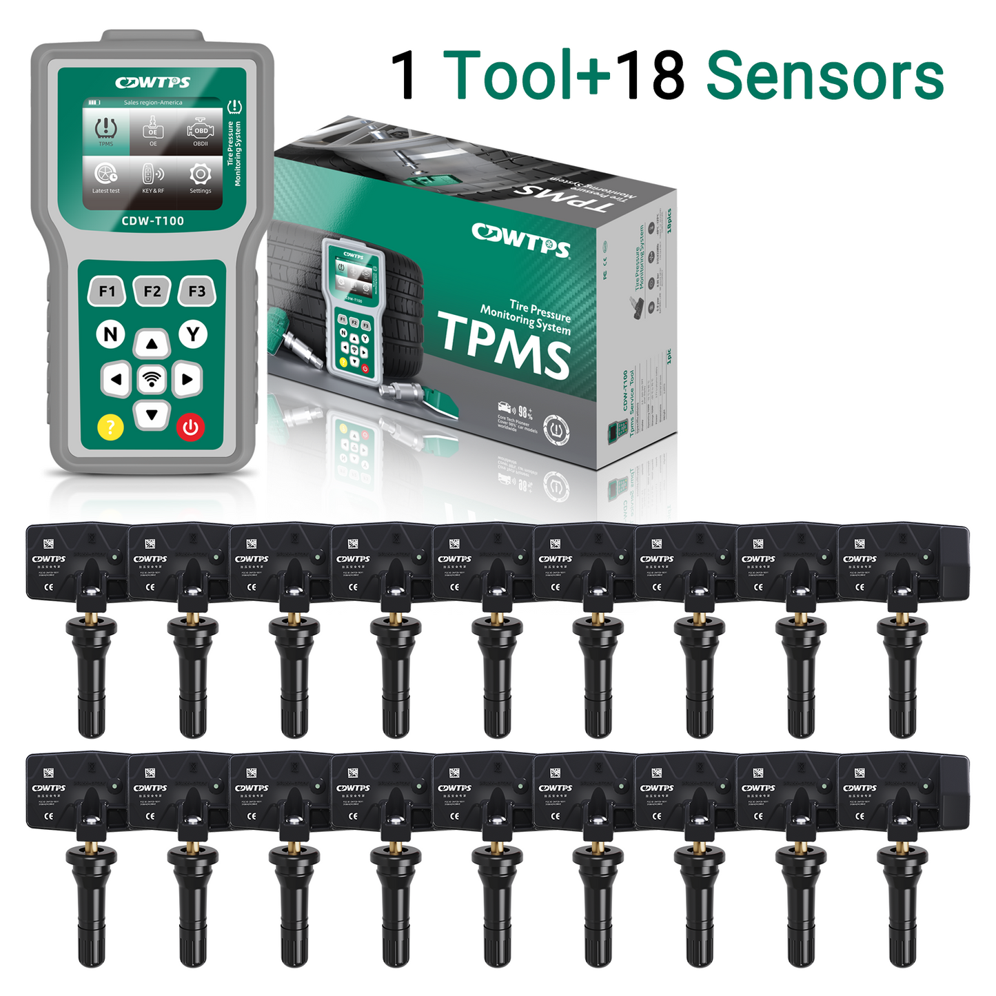 Cdwtps T100 Tpms Tool Activation Scan 315433 Sensors Tpms Programmi